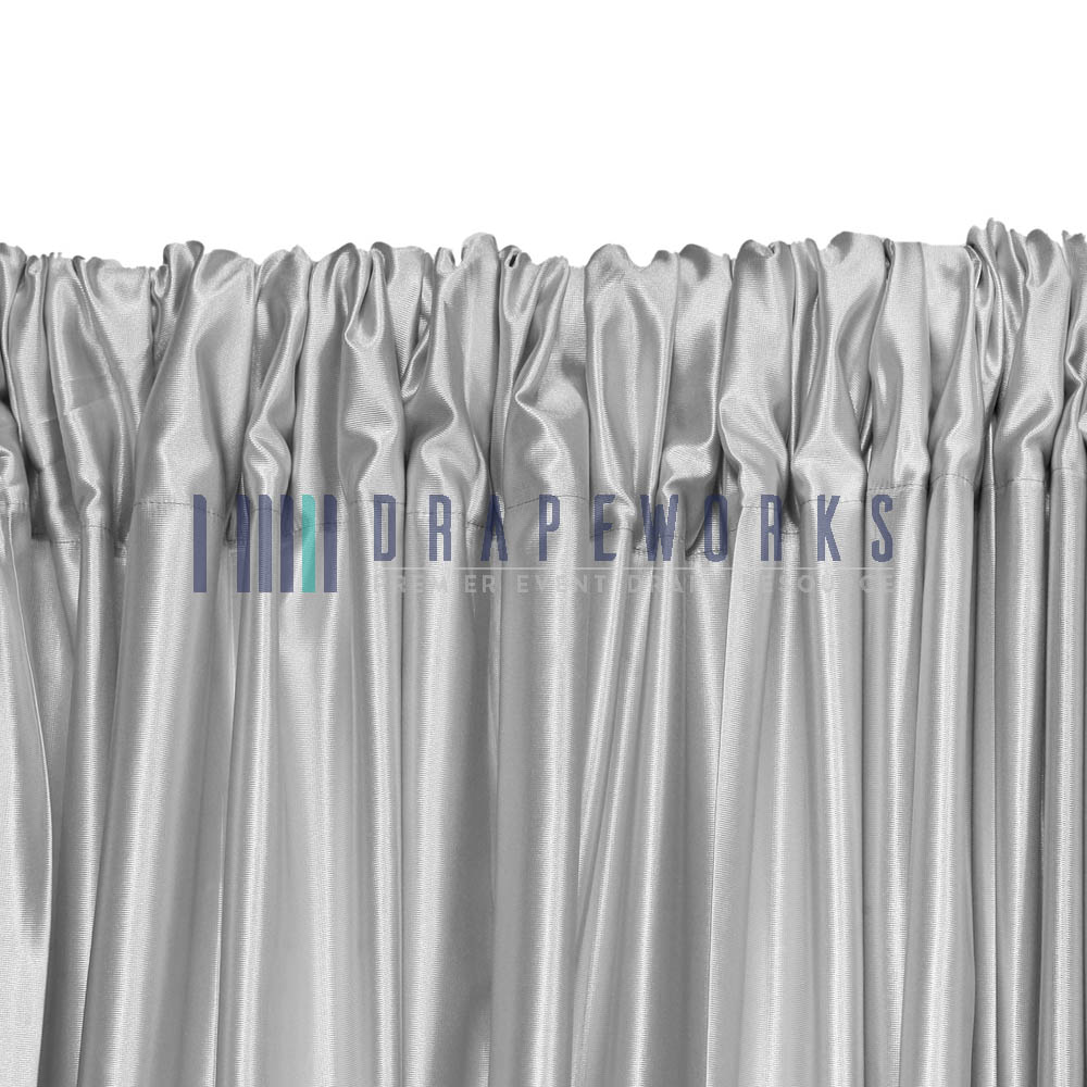 POLYESTER KNIT – SILVER – Drapeworks