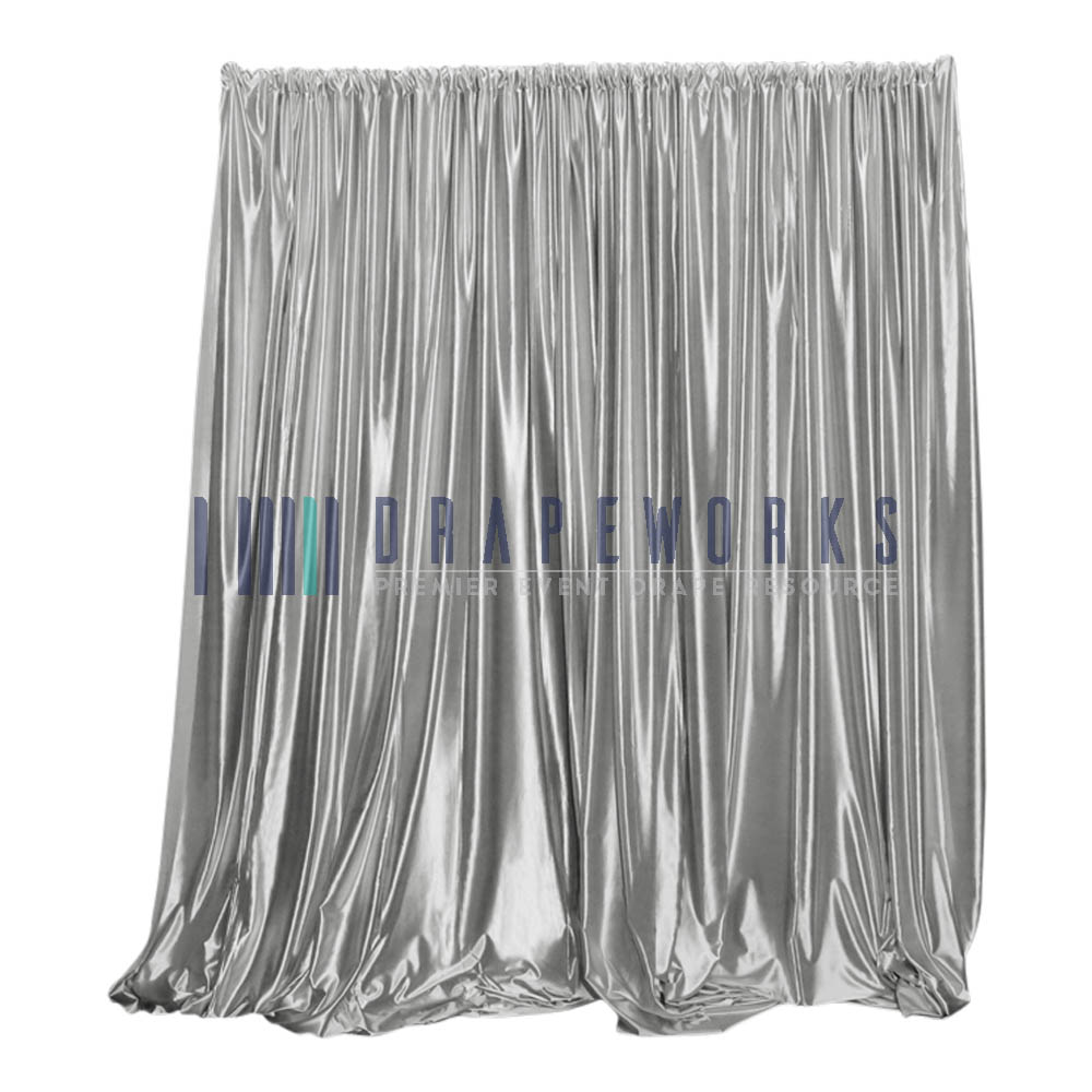 POLYESTER KNIT – SILVER – Drapeworks