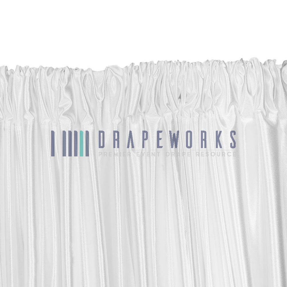 POLYESTER KNIT – WHITE – Drapeworks