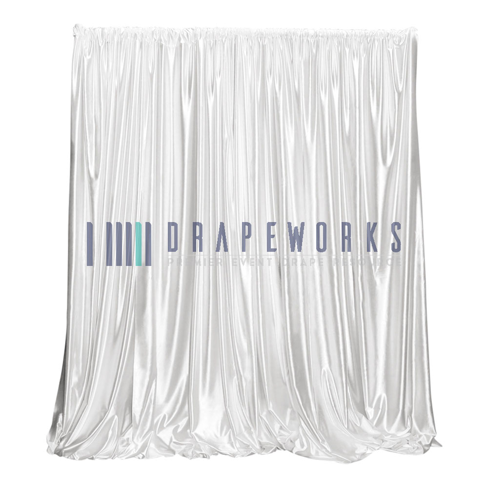 POLYESTER KNIT – WHITE – Drapeworks